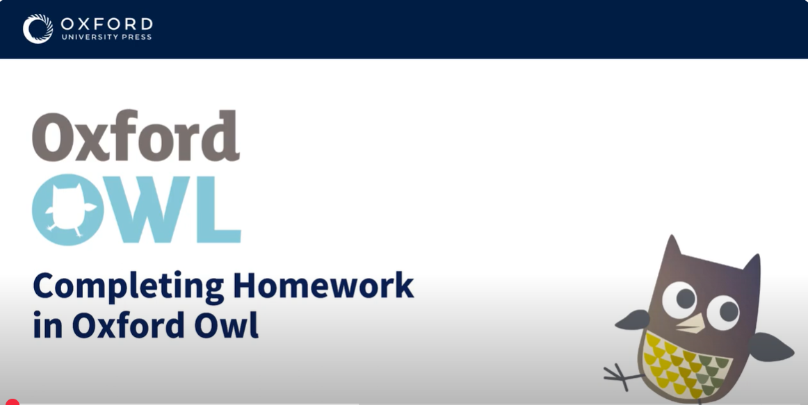 Completing homework – Oxford Owl Support